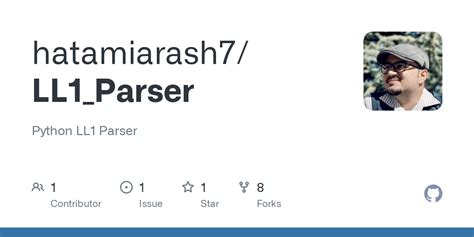 Github Hatamiarash7ll1parser Python Ll1 Parser