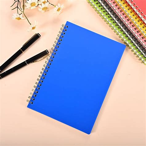 Nvzi B 6 Packs Spiral Notebook A5 Lined Cute Notebook Inches Plastic