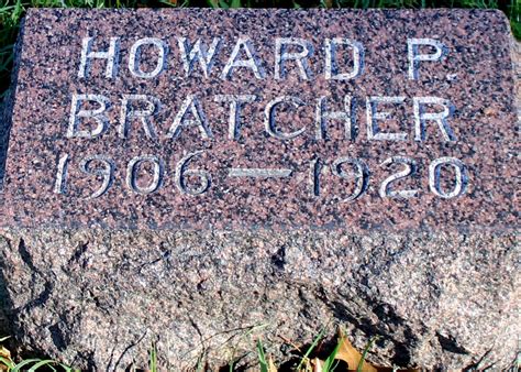 Howard Phillip Bratcher 1906 1920 Find A Grave Memorial