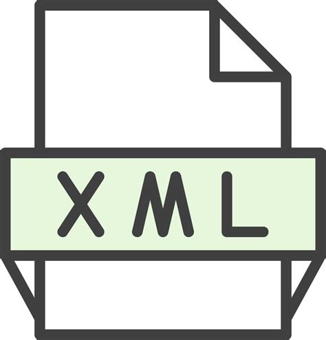 Xml File Format Icon 15692554 Vector Art At Vecteezy