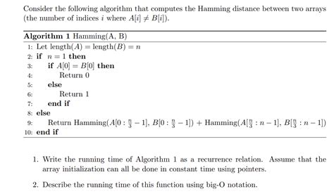 Get Answer Consider The Following Algorithm That Computes The