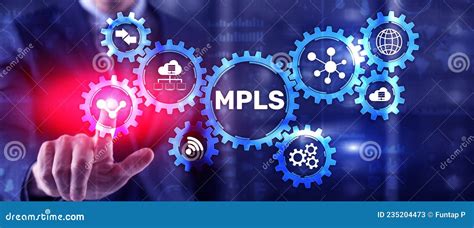 Mpls Multiprotocol Label Switching On Virtual Screen Stock Image Image Of Label Sonet 235204473