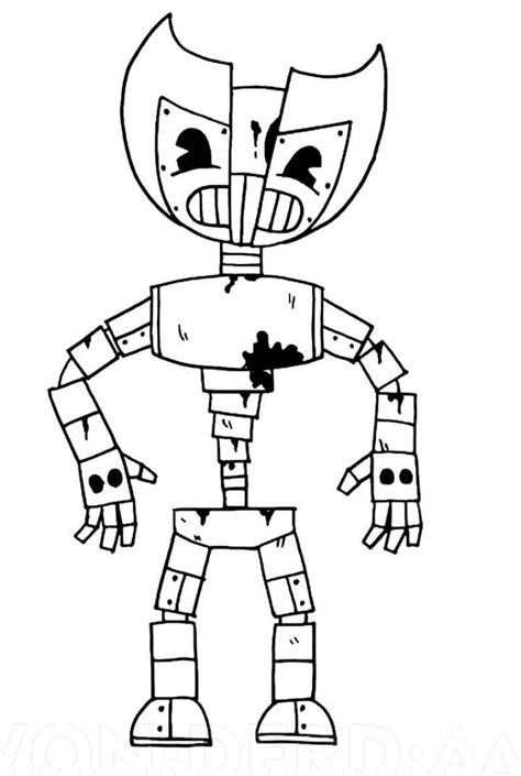 Monster Bendy Coloring Pages