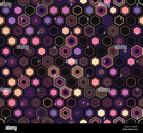 Hexagon Background Design Geometric Elements Of Varied Style And Color Hexagon Pattern