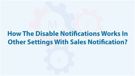 How Do The Disable Notifications Works In Other Settings With Sales Notification YouTube