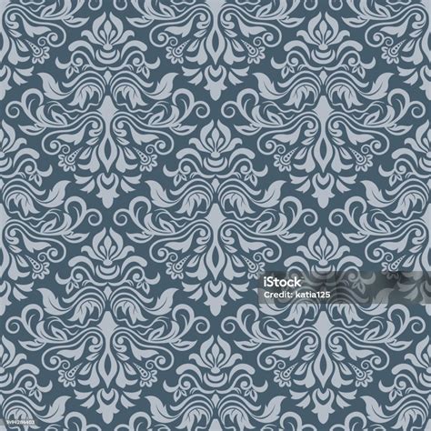 다 마스크 완벽 한 꽃 배경 패턴입니다 벡터 일러스트 레이 션 고풍스런에 대한 스톡 벡터 아트 및 기타 이미지 고풍스런 곡선 골동품 Istock