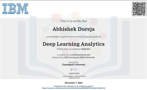Abhishek Dureja On Linkedin Deeplearning Ibm Datascience Upskilling