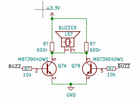 Buzzer Circuit Diagram Using Transistor