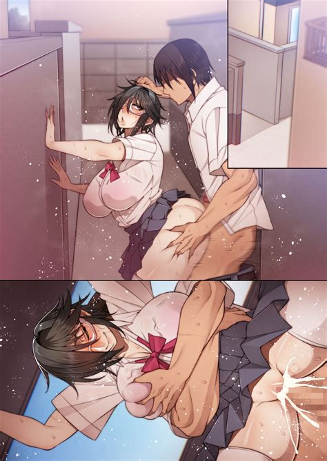 Rule 34 1boy 1girls Against Wall Anko Nekura Ass Ass Grab Bathroom