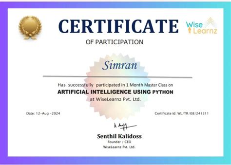 Simran On Linkedin Ai Learningjourney Professionaldevelopment Wiselearnz