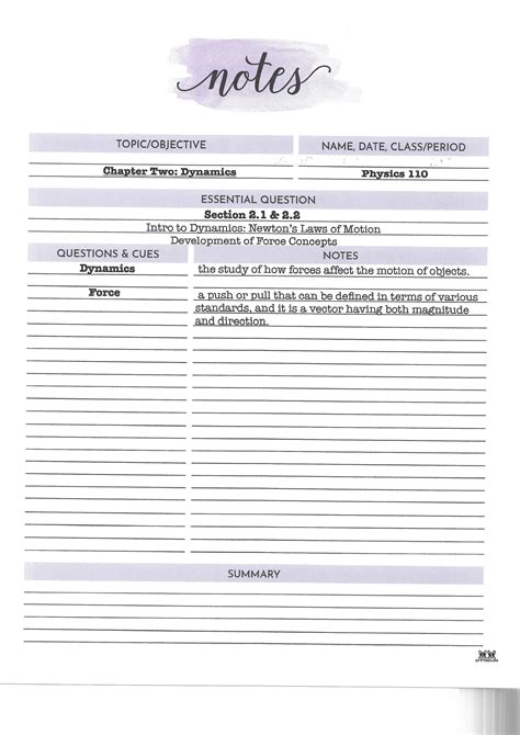 Chapter 2 Dynamics Notes Phy 110 Studocu