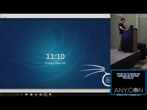 Conference Talks Talk OWASP Top 10 Hacking Web Applications With