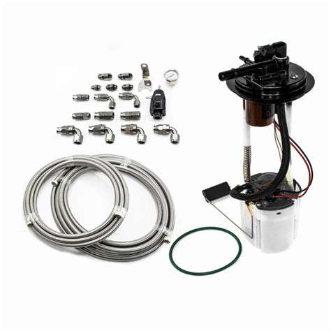Deatschwerks 05 09 Gm Truck Dw400 Pump Module Wptfe Fuel Lines 9 401