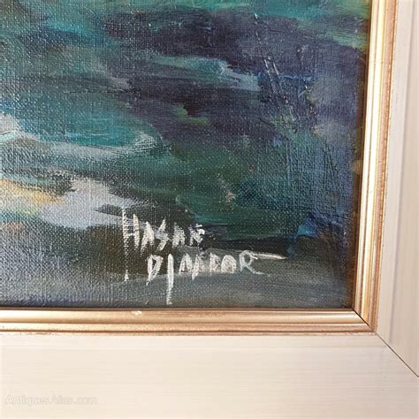 Antiques Atlas A Super Oil On Canvas By Indonesian Artist Hasan