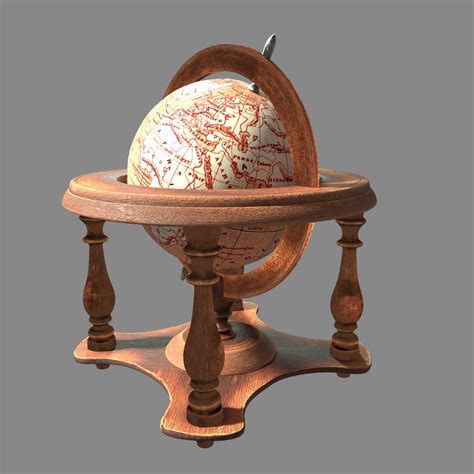 3d World Map Table Turbosquid 2278637