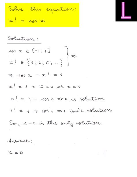 Trigonometric Equation Problem With Solution LUNLUN COM