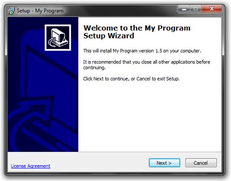 Show License Agreement Link In Inno Setup While Installation Stack