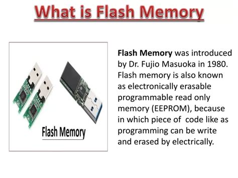 Ppt What Is Flash Memory With Its Types Examples And Devices Powerpoint Presentation Id