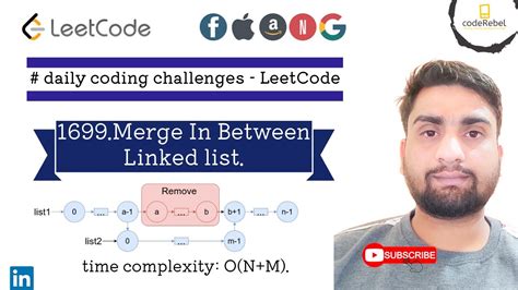 1699 Merge In Between Linked Lists Daily Leetcode Problemleetcode