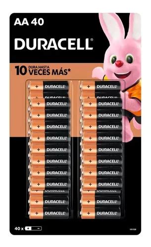 Paquete De Baterías Alcalinas Duracell Doble Aa De 40 Unidad Envío Gratis