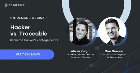 Traceable On Linkedin Webinar Hacker Vs Traceable Traceable Api Security