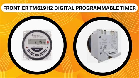 Frontier Tm619h2 Digital Timer Programmable Time Switch