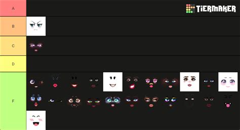 Roblox Barbie Faces Tier List Community Rankings Tiermaker
