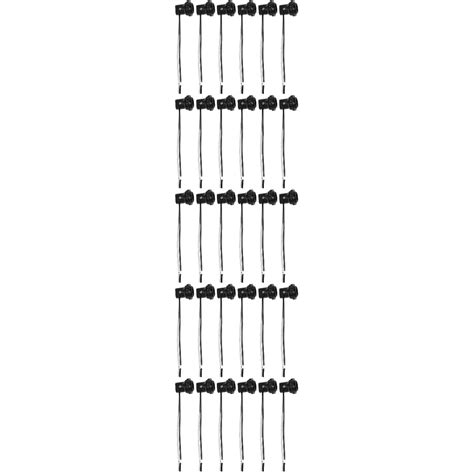 30 Pcs E12 Lamp Holder Base Light Sockets With Wire Lampholders Base