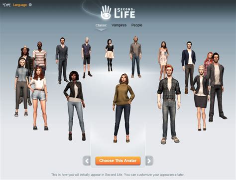 A Look At The New “classic” Avatars For Second Life Inara Pey Living