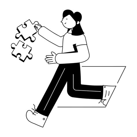 Premium Vector Glyph Illustration Of Problem Solving