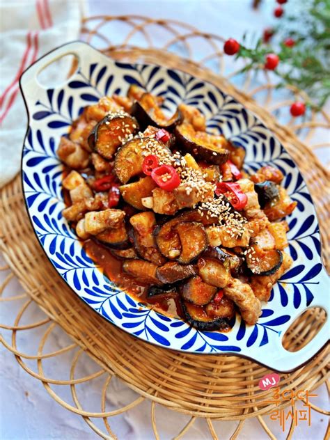 돼지고기 가지볶음 레시피 가지볶음 만드는 법 네이버 블로그