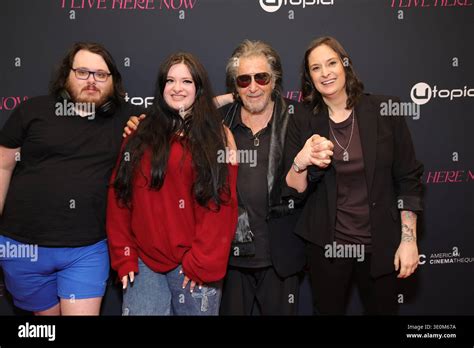 Los Angeles Ca March 12 Anton James Pacino Olivia Pacino Al Pacino
