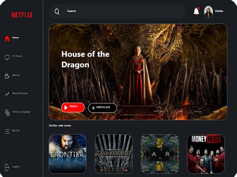 Netflix Landing Page Designs Themes Templates And Downloadable Graphic Elements On Dribbble