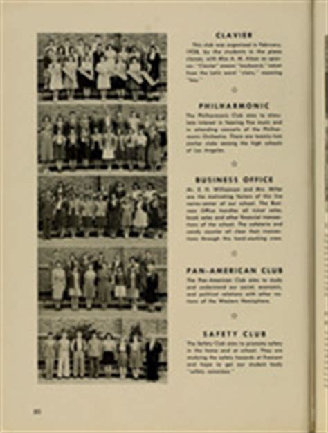 John Fremont High School Fremontian Yearbook Los Angeles Ca Class