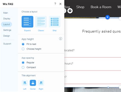 The Wix Faq App An Overview Help Center