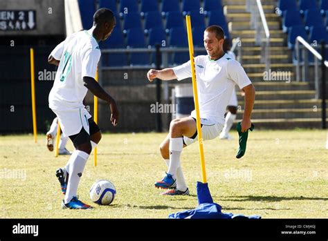 Pietermaritzburg South Africa August 14 Rheece Evans During The Maritzburg United Media Open