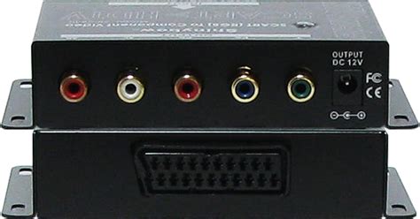 Shinybow Scart Rgb To Hdtv Component Video 5 Rca With Audio Converter Transcoder