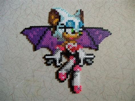 Rouge The Bat By MR Bits Perler Bead Design Pixel Pokemon Perle A Repasser Modeles Perles Hama