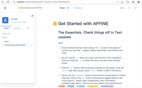 A New Docker Image With The Server Side Is Coming Affine
