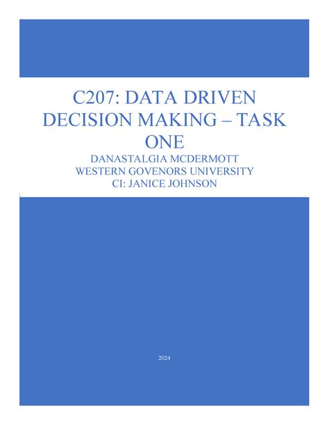 task 1 attempt 1 c207 task 1 2024 c207 data driven decision making