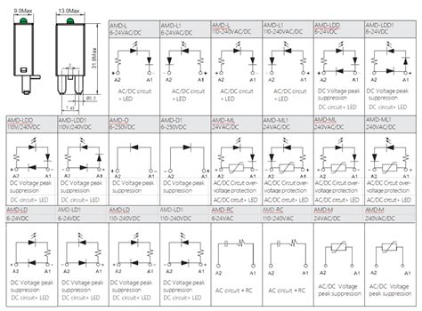 AMD L 6 24V AC DC AMD Module With LED Shenler Relay