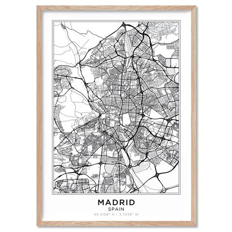 Printable Street Map Of Madrid