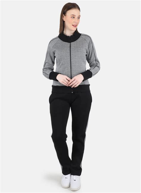 Buy Women Black Jaquard Coordinate Set Online In India Monte Carlo