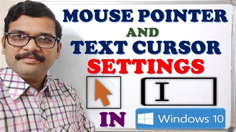 Mouse Pointer And Text Cursor Settings In Windows 10 Windows 10