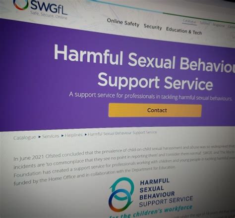 Harmful Sexual Behaviour Support Service Simfin Esafety