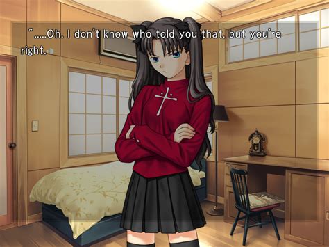 Fate Stay Night Visual Novel Rin Route Each Route And Their Patches