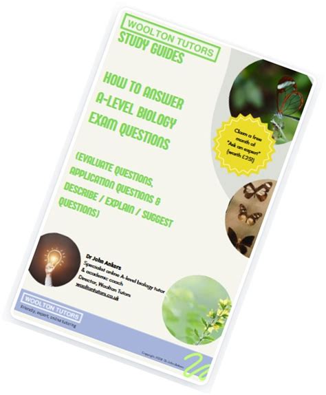 How To Answer A Level Biology Describe And Explain Questions