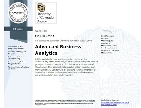 Golu Kumar On Linkedin Hello Connection Today I Got The Cirtification From Coursera In Advance