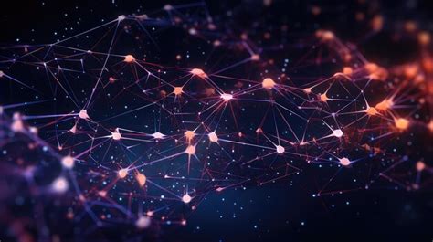 Premium Ai Image Connection Abstract Wireframe Matrix Illustration Tech 3d Line Modern Shape