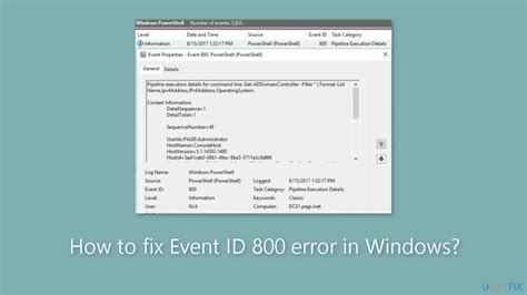 How To Fix Event ID 800 Error In Windows